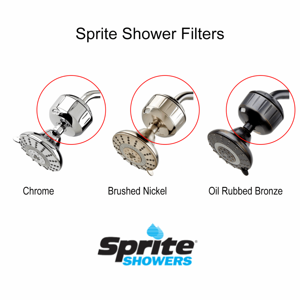 Sprite Shower Filter in Chrome Made in the USA - My Pure Water
